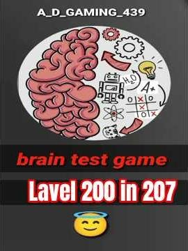 brain test lavel 200 in 207....😇#braintestsolution #games #viral #gaming //@a_d_gaming43.9