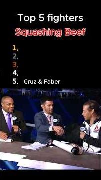 Squashed beef in UFC #squash #beef #ufc #mma #fight #martialarts #fyp #top5 #shorts #short #viral