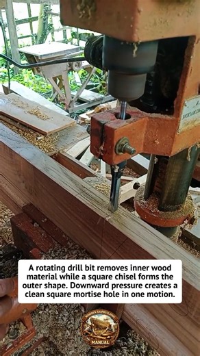 Wood Mortising Machine Creates Perfect Square Holes Fast #Woodworking #Tools #DIY Today Video Pro!