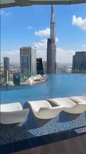 STUNNING Paramount Hotel (Dubai) with Infinity Pool | Burj Khalifa View