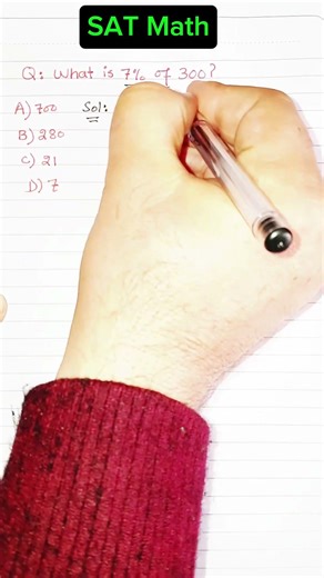 Most Students Get This SAT Percentage Question Wrong‼️ #maths #mathproblems #shorts