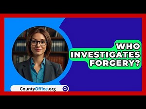 Who Investigates Forgery? - CountyOffice.org