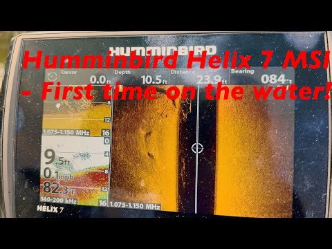 Humminbird Helix 7 MSI G3 Test run and first look