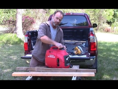 Portable Honda 4 stroke electical power generator review.