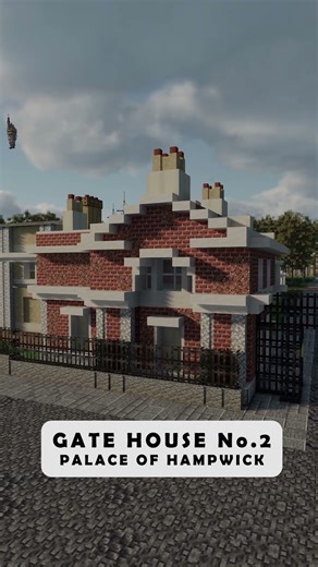 Gate House No.2 | Every Building In Whiteburg #BritishArchitecture #shorts #minecraftbuilding