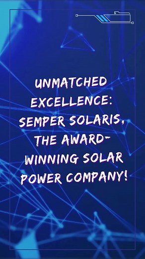 Semper Solaris is a veteran owned award winning company! For a FREE estimate on solar and battery backup click the link in our bio! #solar #solarpower #veteranowned #awardwinning #greatcompany | Semper Solaris
