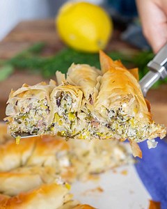 74K views · 373 reactions | #AD Our Leek and Olive Filo pie is a...