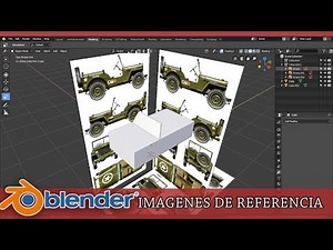 Como poner imagenes de referencia blender 2.8