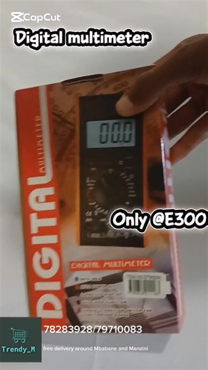 🚨Digital Multimetre-E299💰 #TrendyM #EswatiniUnlocked #eswatinicreatives | TrendyM