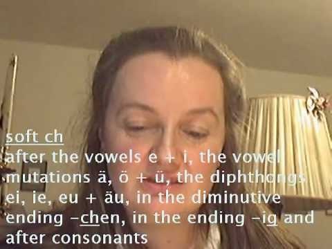 Pronunciation German soft ch - Learn German easily