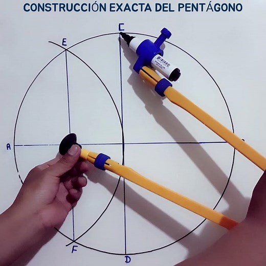 ¿CÓMO CONSTRUIR UN PENTÁGONO REGULAR? - MATEMÁTICAS