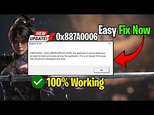 Fixing Error 0x887A0006 in Unreal Engine.UE4 Fatal Error - D3D Device Hung Step by Step Guide
