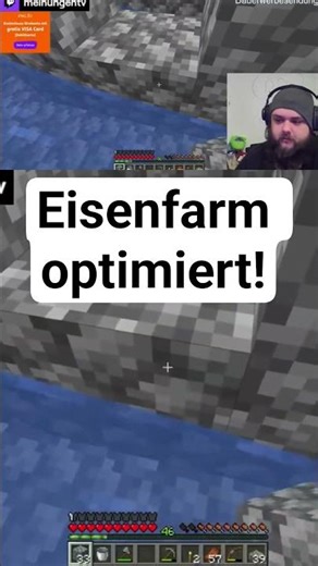 Iron farm optimized! Minecraft Skyblock