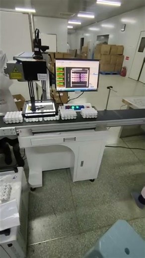 Phezer laser marking machine with vision positioning system printing application video demonstration