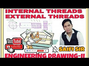 Internal Threads And External Threads full detail, Left And Right Hand Threads, #Saifim03, 👍🏻
