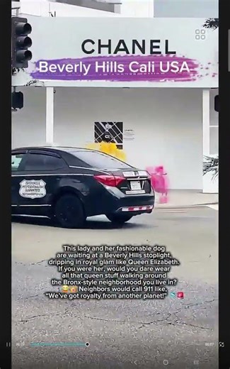 Alien Queen Spotted Flexing at Beverly Hills Crosswalk