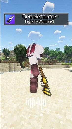 Ore Detector in Minecraft!!!! 💗#shorts #minecraft #viralvideo