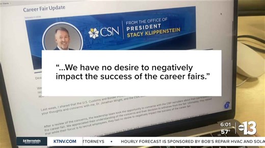 College of Southern Nevada announces Border Patrol will not be participating in upcoming career fairs