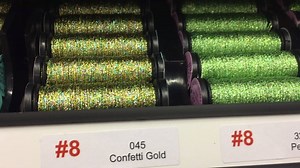 From mint to olive, these greens inspire so many nature designs. It's like a greenhouse in your stash box. Kreinik metallic Braids. Your color inspiration for today. | Kreinik Manufacturing Company