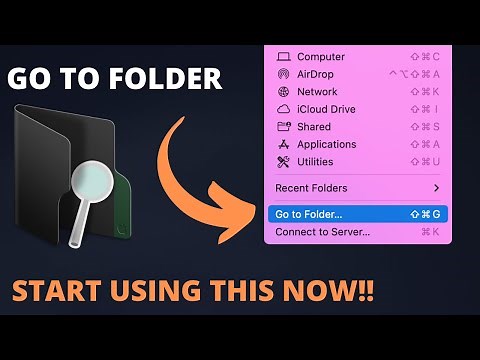 Mac Finder ,,Go To Folder” How to use it on macOS Monterey