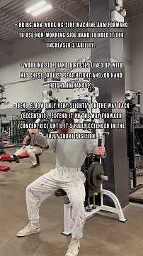 Seated Unilateral Machine Pec Fly - Proper Setup & Technique