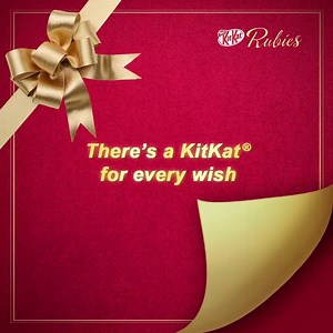 11K views · 87 reactions | Your wish to unwrap presents a little earlier just came true! Treat yourself to sheer decadence with a box of new KIT KAT Rubies. | KitKat | Facebook