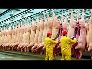 Inside the Modern Pork Factory Pork Meat Mass Production Full Process