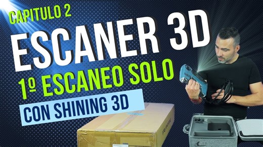 Capítulo 2: Aprendiendo a Usar el Escáner 3D de Mano Shining 3D