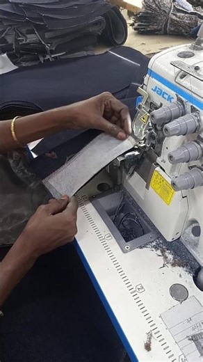 Garments sewing by Overlock machine | #overlockmachine