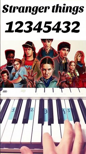 Joue Stranger Things au piano en 1 minute !