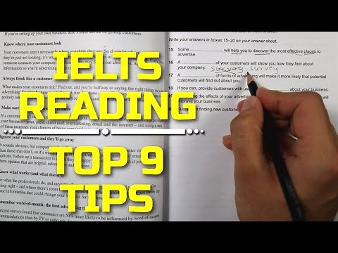 IELTS Reading - 9 Tips To Get 9 Bands