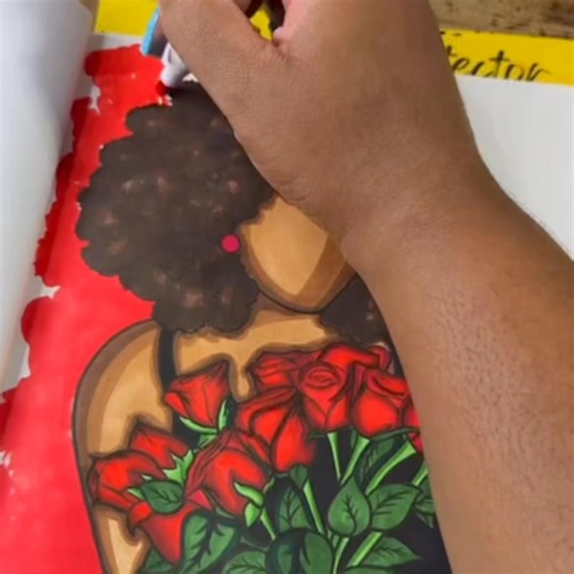 36K views · 3.3K reactions | Black Woman Entrepreneur/ Digital Artist Creates Unique Coloring Books for Teens and Adults #blackart #blackgirlsrock : thoroughly_kreated | Dante Lee | Facebook