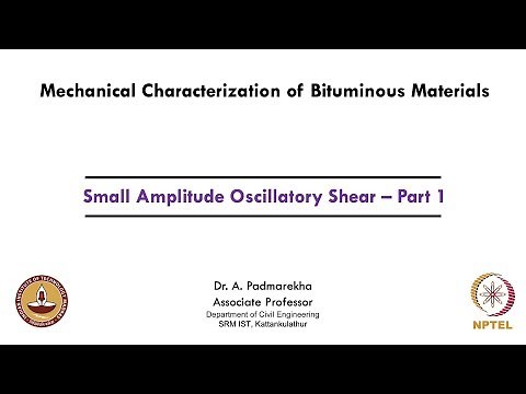 Small Amplitude Oscillatory Shear – Part 1