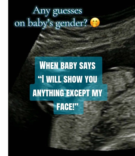 No guessing games here…baby understood the assignment 😂🍼