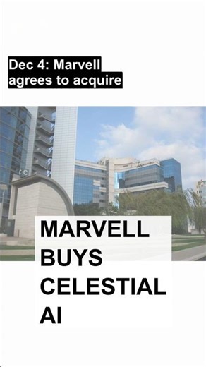 Dec 4: Marvell agrees to acquire Celestial AI to enhance its AI and cloud data center optical interc