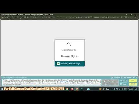 Access Chapter 04 Simulation Training | Access Simulation Training