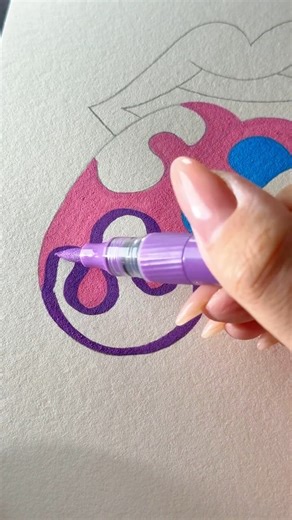 Colora on Instagram: "Immersive Coloring in Pink & Blue for Deep Sleep 🎨💤 #colouring #colour #colouringrambut #colouringterdekat #colouringkediri #colorfashion #copic #copicmarkers #curlystyle #colouringpages #coloringpages #colouringbooks #colouring #colouringbook #pages #coloringbook #coloring #colouringin"