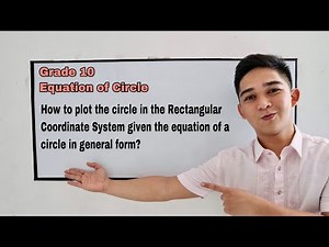 Equation of a Circle and how to GRAPH it.