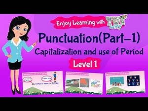Punctuation(Part-1) - Capitalization and use of Period | English | Grade-1,2 | Tutway |