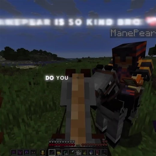 Building Flame Ideas in Minecraft with My Blindfolded Brother