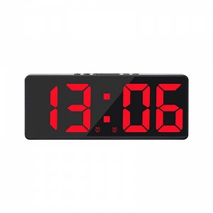 Clearance Sale! Kaireo Clock, Clock, Digital Led Desk Alarm Clock Large Display 3 Inches Usb Temperature Mode 12/24Hr Small Desk Bedroom Bedside Clocks, 1X Large Screen Digital Clock