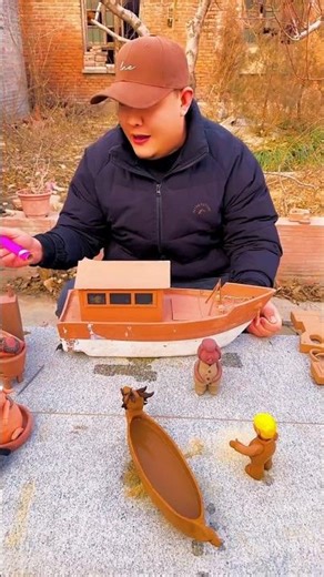 Building Wooden Log Cabin in Forest 🌲❤️ । Survival House Step by Step"2 #shorts #shortsvideo