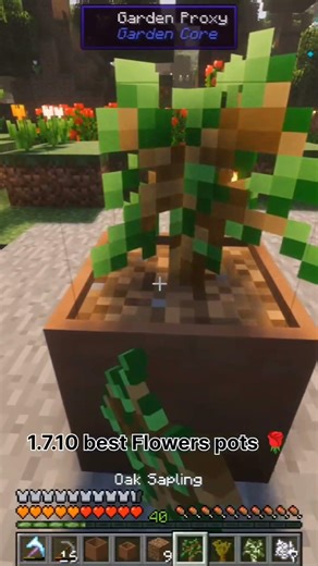 #minecraft #gaming best flowers pots in 1.7.10