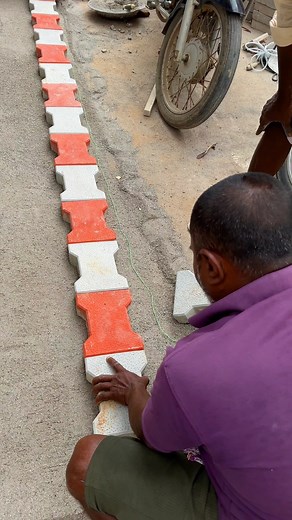 161K views · 1.1K reactions | Excellent!- I Shape design Paver block Installation Properly #reels #paverblocks #installation #flooring #construction | G.G.Construction | Facebook