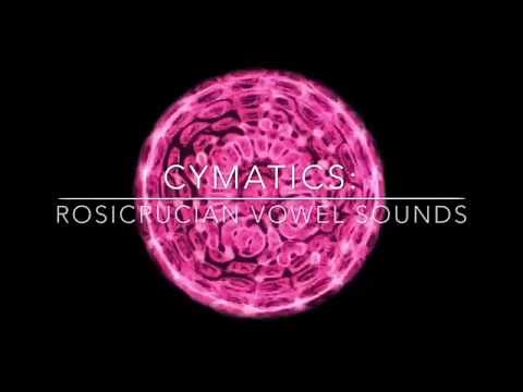 Cymatics: Rosicrucian Vowel Sounds (CymaScope app)