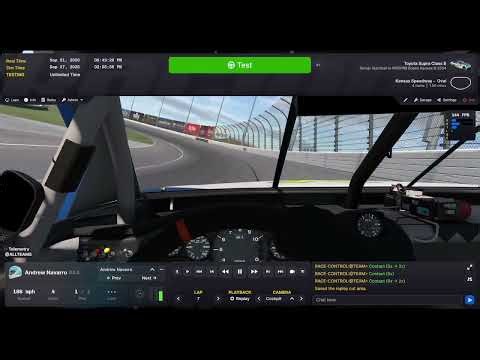 iRacing: Andrew Navarro (Xfinity @ Kansas)