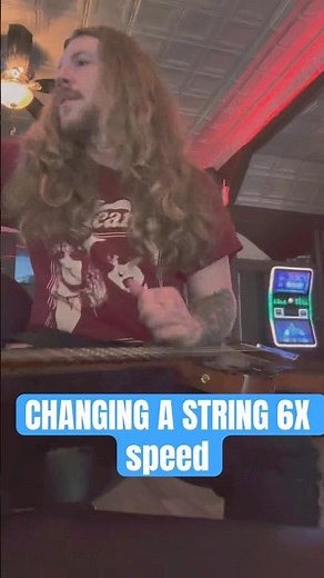 Changing a guitar string 6x speed #sade #guitar #music #soul #entertain