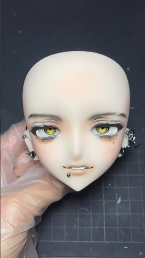 Doll Customizing🖌️#bjd #bjddolls #bjdfaceup #ドール #doll #人形 #makeup #animedoll
