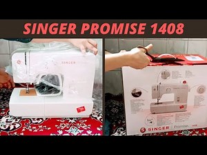 singer promise 1408 sewing machine unboxing,demo,review