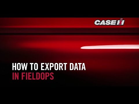 How to Export Data from FieldOps